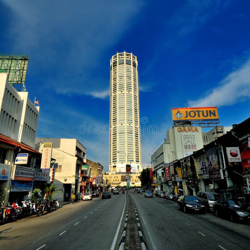 Komtar塔 编辑类库存照片. 图片 包括有 聚会所, 布琼布拉, 地标, 乔治城, 黄昏, 马来西亚 - 34437063
