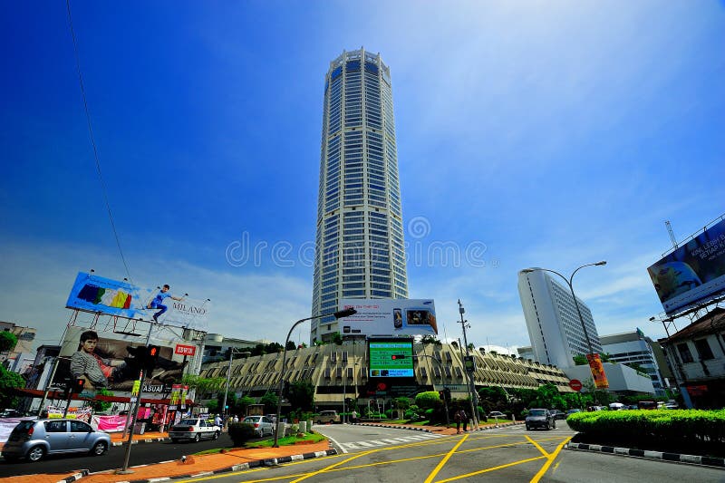 Menara Komtar Complex in Penang Editorial Stock Photo - Image of asia ...