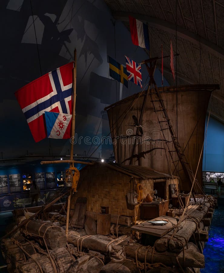 Kon-Tiki Museum - Kon-Tiki Raft Stock Photo - Image of tribal, maritime ...