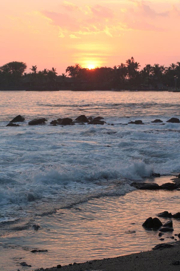 Kona Sunset stock image. Image of romance, retirement - 6242827