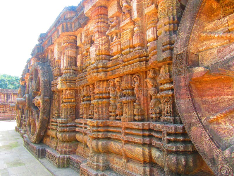 Konark Sun Temple Puri in India. Stock Image - Image of palace ...