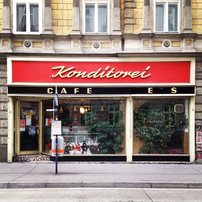 Konditorei editorial image. Image of bakery, fashioned - 58021670