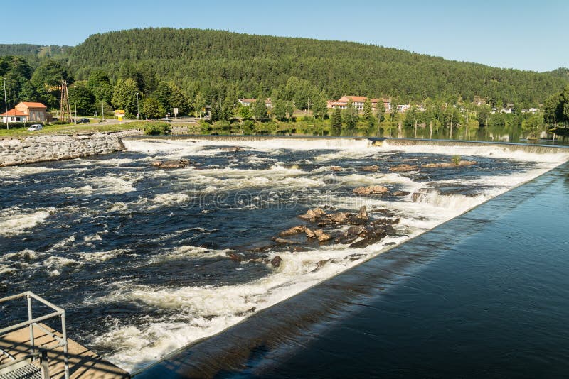 Kongsberg town, Norway stock photo. Image of cloudscape - 104121178