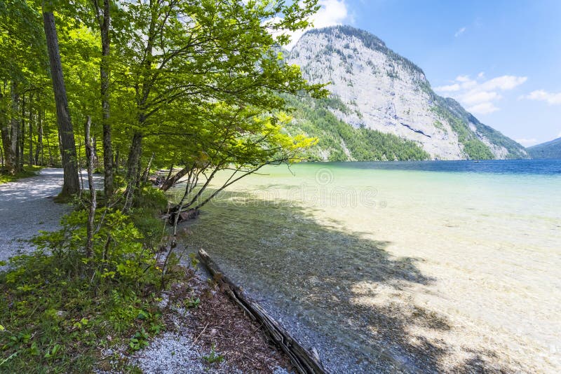 Konigsee lake. Germany. stock photo. Image of journey - 42368614