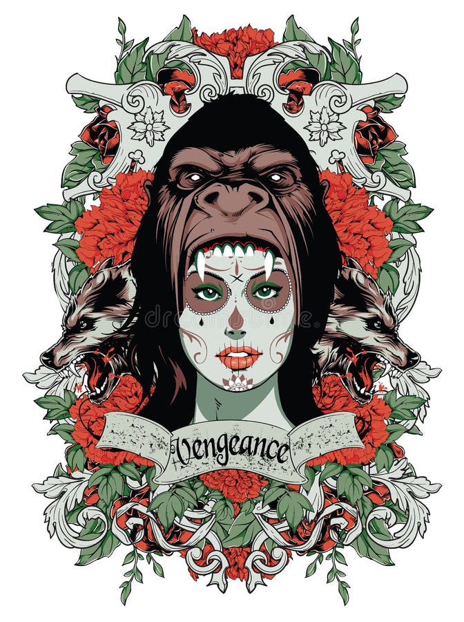 Wraak vector illustratie. Illustration of geschiedenis - 30234784
