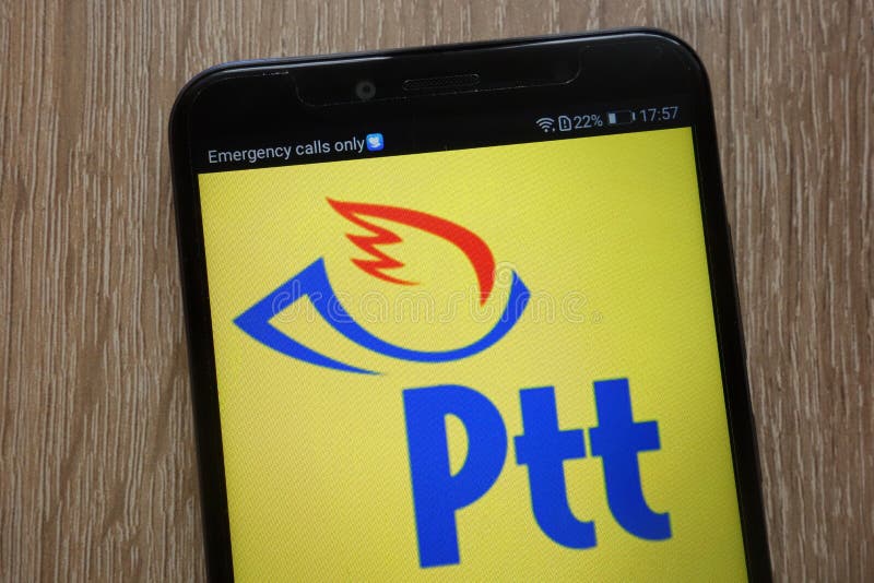 PTT Logo Displayed on a Modern Smartphone Editorial Photography - Image ...