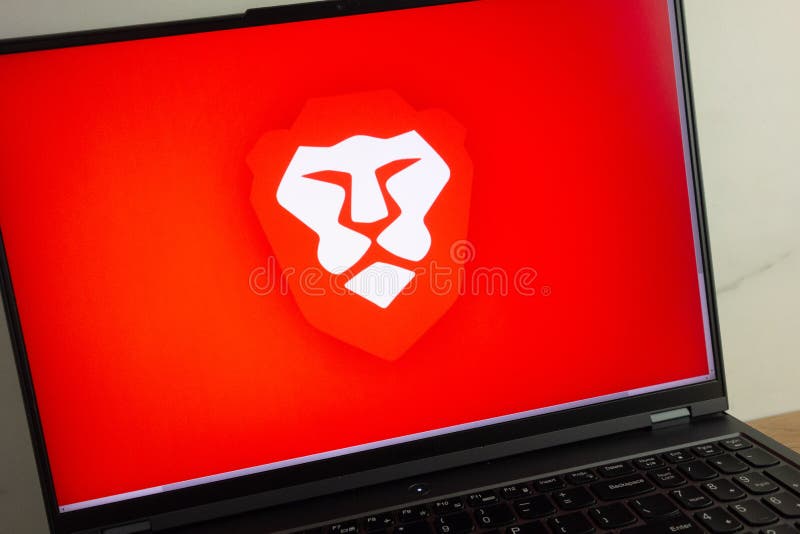 KONSKIE, POLAND - July 11, 2022: Brave Web Browser Logo Displayed on ...