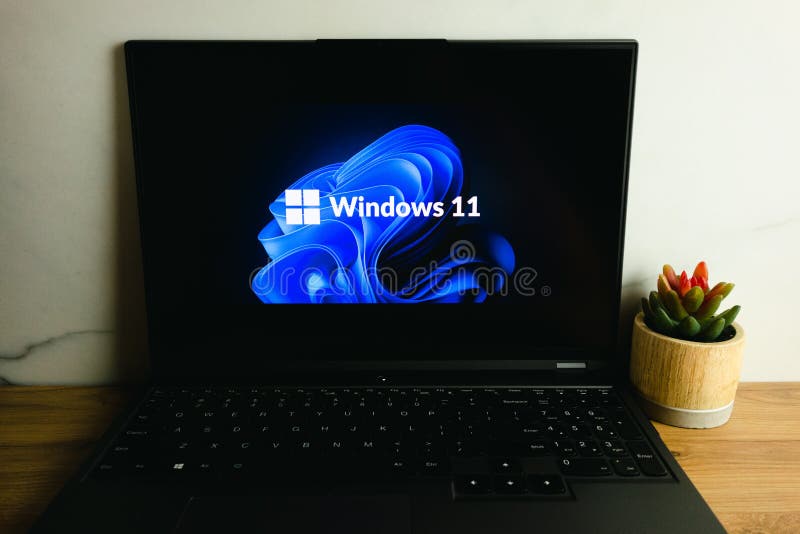 KONSKIE, POLAND - July 05, 2022: Microsoft Windows 11 Operating System ...