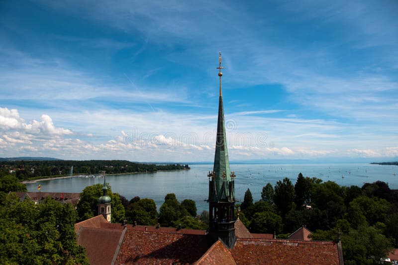 Konstanz - Ansicht in See Constance Stockfoto - Bild von meer, europa ...