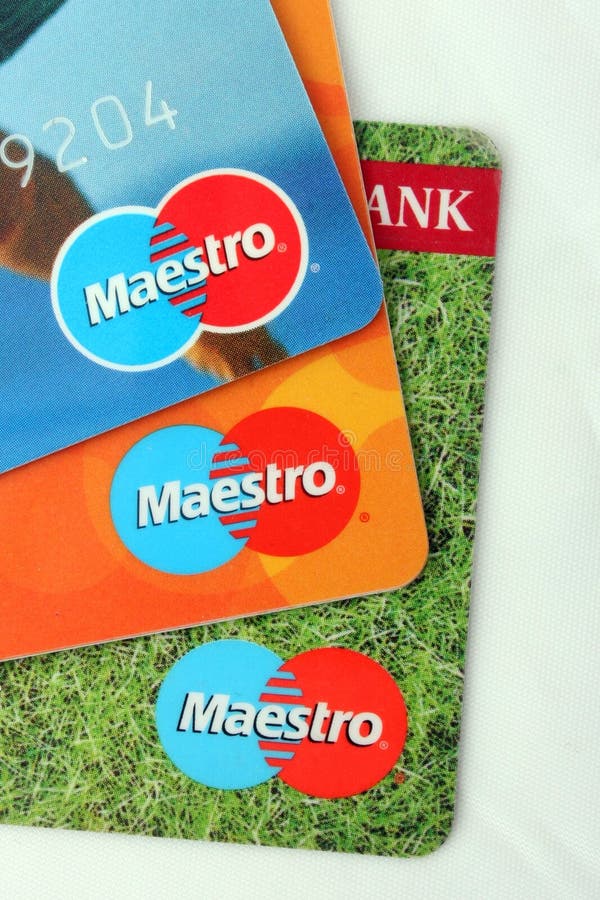 Kontokortmaestro redaktionell bild. Bild av logotyp, betalning - 18462696