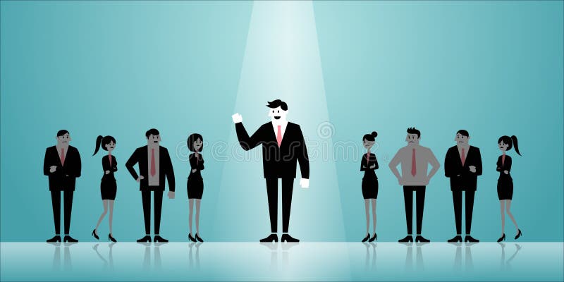 Konzept Der Menschlichen Ressource Vektor Abbildung - Illustration von ...