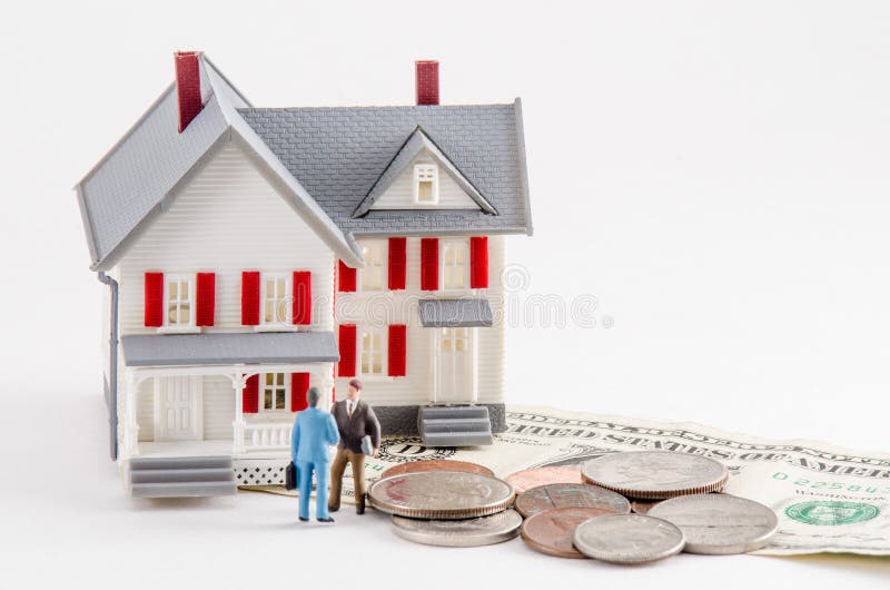 Koop of verkoop een Huis stock foto. Image of zaken, industrie - 47188694