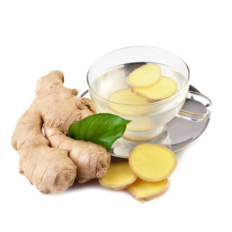 Kop met Ginger Tea stock foto. Image of remedie, hoesten - 36953276