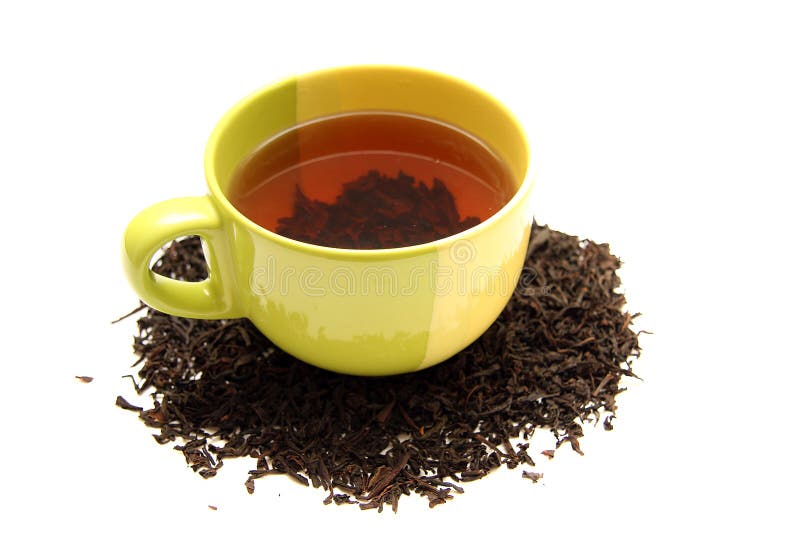 Kop thee stock foto. Image of bloem, chinees, cultuur - 18763128