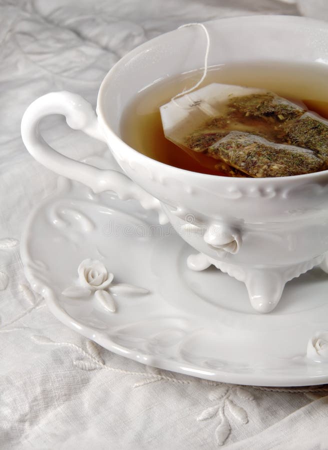 Kop thee stock foto. Image of thee, theezakje, verfrissing - 4204826
