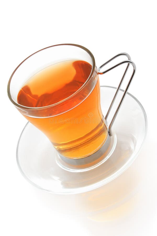 Een kopje thee stock afbeelding. Image of geïsoleerd, volledig - 6278229