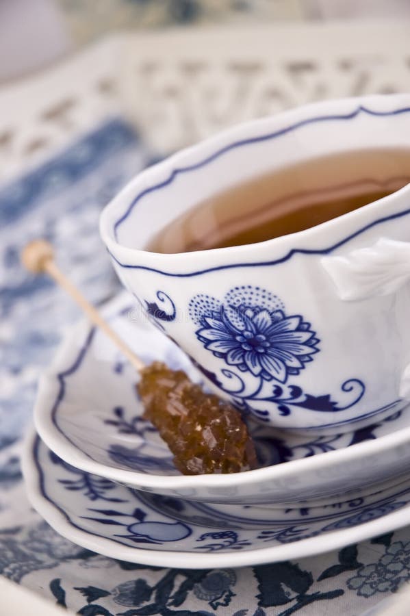 Kop van Engelse thee stock foto. Image of ontbijt, middag - 9758348