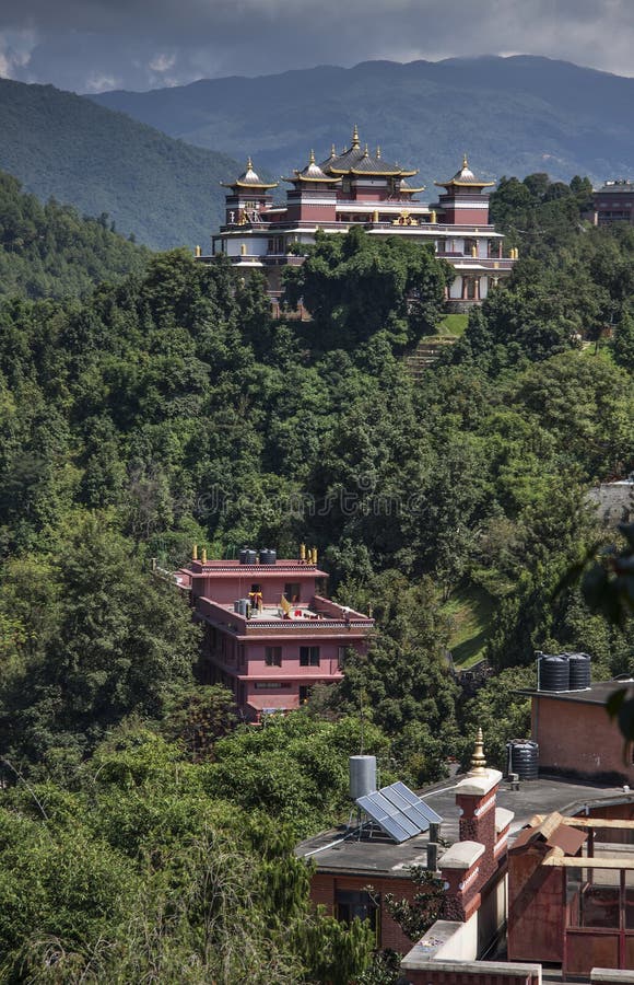 Kopan Monastery Kathmandu Valley Nepal Stock Image - Image of monastery ...