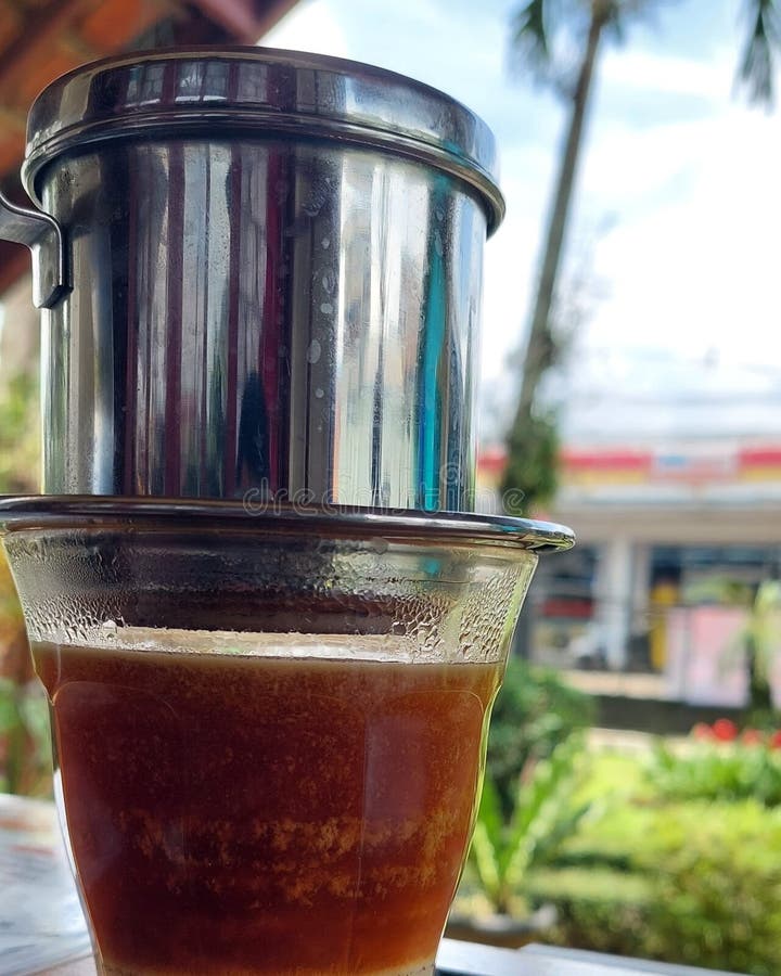 KOPI Vietnam Drip Sore Hari Stock Image - Image of vietnam, hari: 262891685
