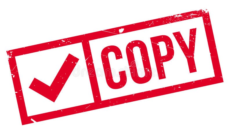 Kopieren Sie Stempel vektor abbildung. Illustration von dokument - 84400517
