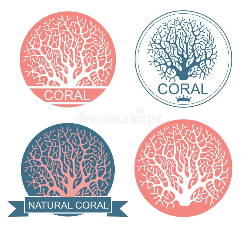 Koraal vector illustratie. Illustration of koraal, ertsader - 55884434