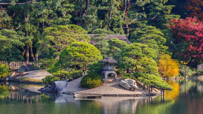 Koraku-en Garden in Okayama Stock Photo - Image of asian, destination ...