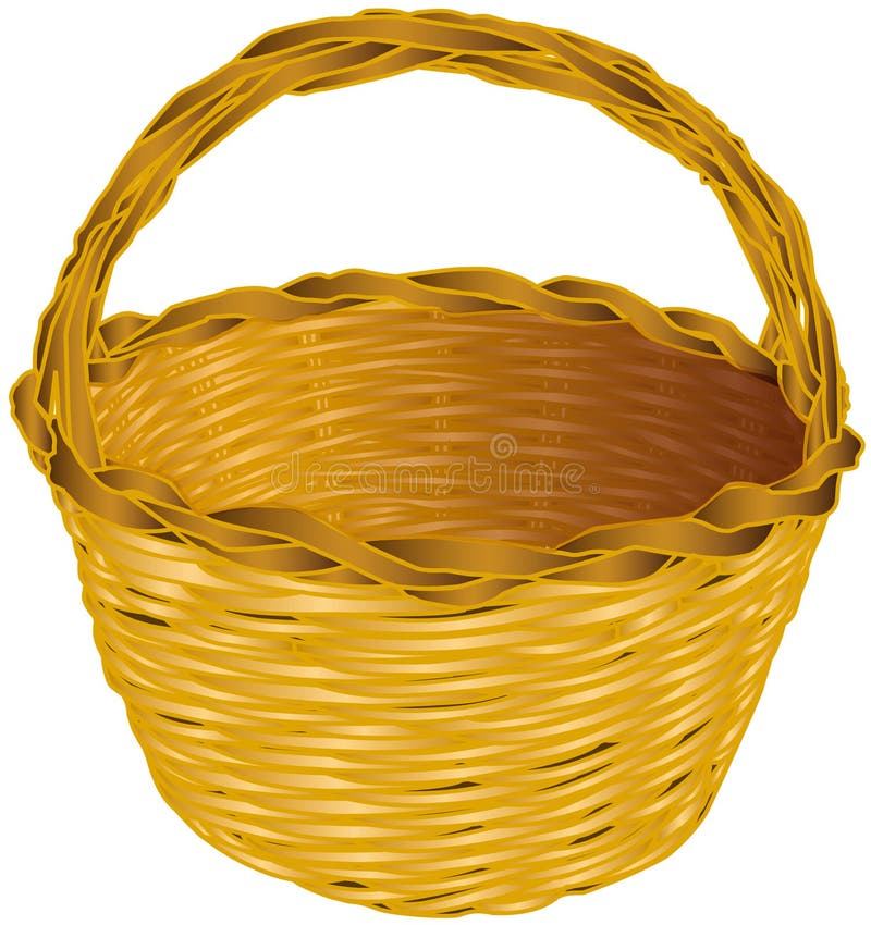 Korb vektor abbildung. Illustration von nave, produkte - 20092685