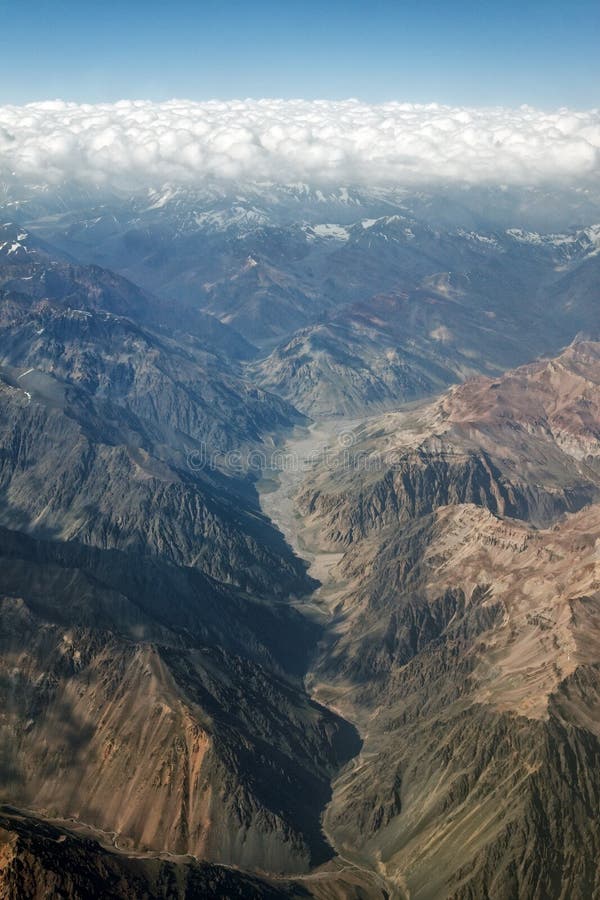 Kordilleren-De Los Anden Chile Stockfoto - Bild von felsen, steine ...