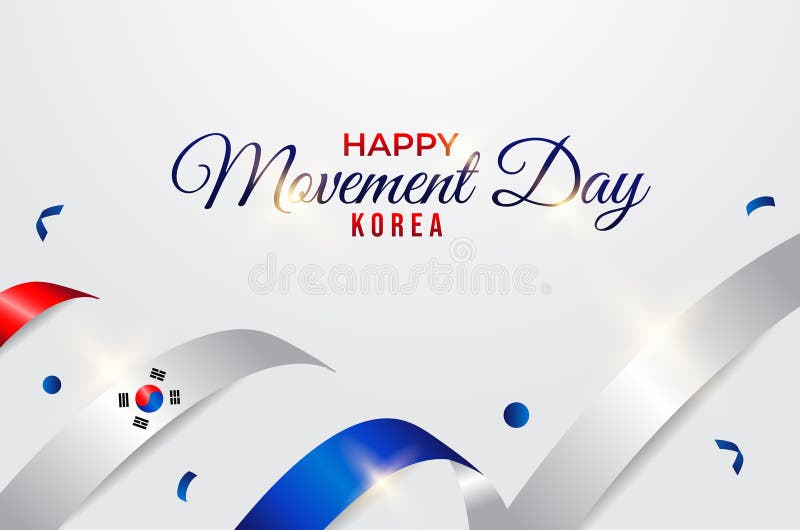 Korea Movement Day Vector Design Template Stock Vector - Illustration ...