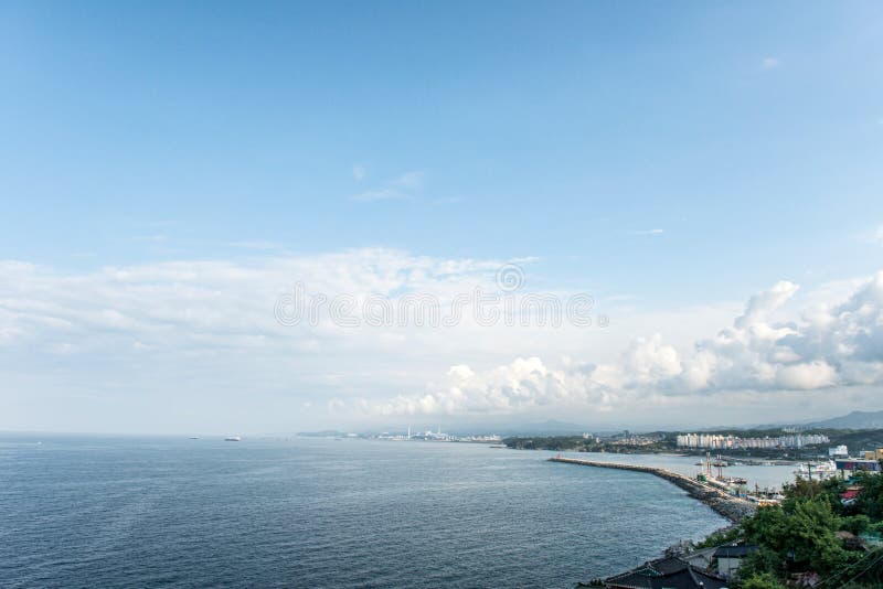 Korea Sea of the East Sea Landscape. Stock Image - Image of outdoor ...
