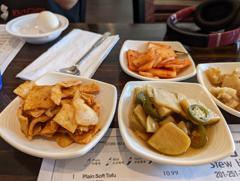 Korean appetizer plates stock image. Image of cuisine - 248010123