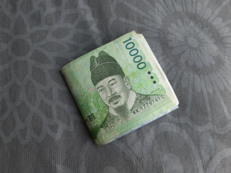 Korean bank note stock photo. Image of note, banknote - 150338406