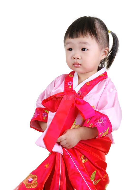 Korean child stock image. Image of beautiful, costume - 13209473