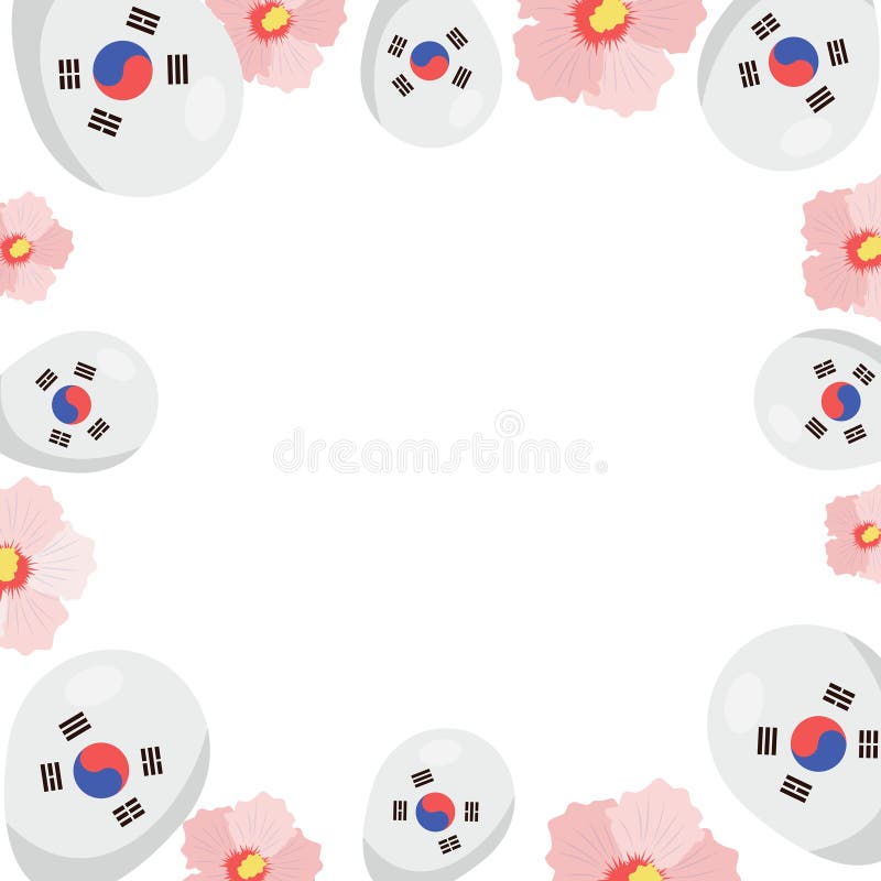 Korean Constitution Day Vector Flat Banner with Copy Space Stock Vector ...