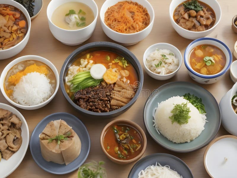 Korean Culinary Symphony: a Feast of Authentic Delights on the Dining ...