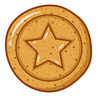 Korean Dalgona Candy Shape Drawing Stock Vector - Illustration of ...