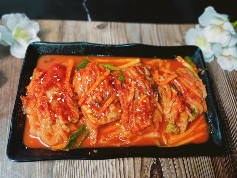 Korean Dish Kimchi stock photo. Image of kimchi, lunch - 200346744