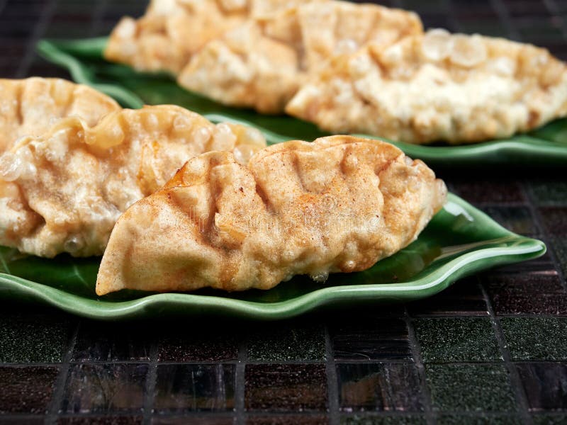 Korean dumplings mandu stock image. Image of dumpling - 154670491