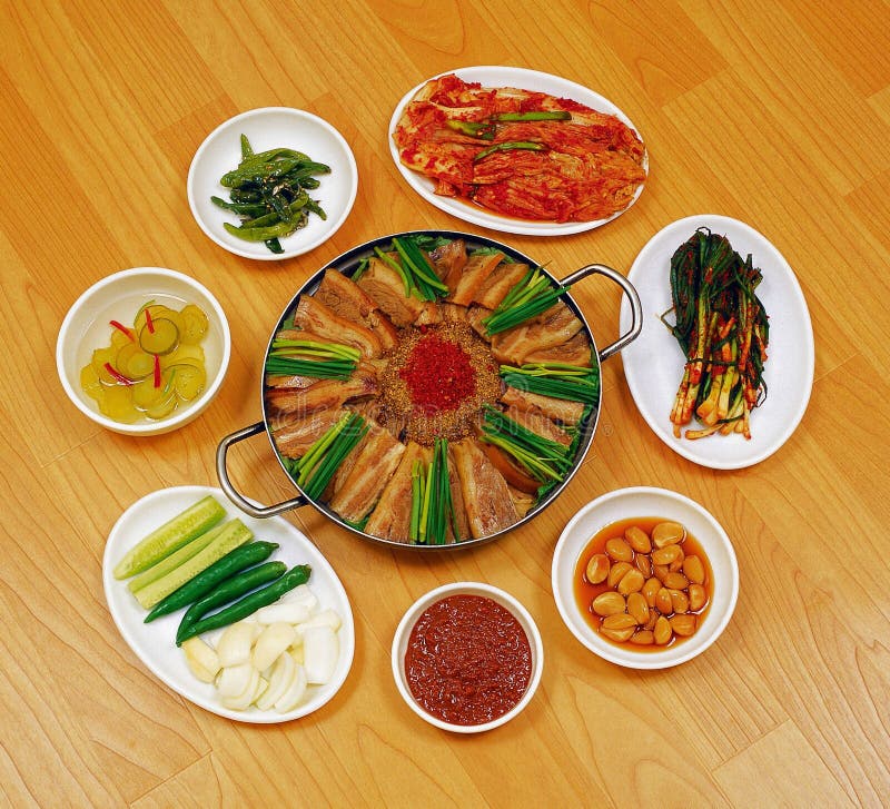 Korean Food stock photo. Image of asia, korea, floor, culture - 649946