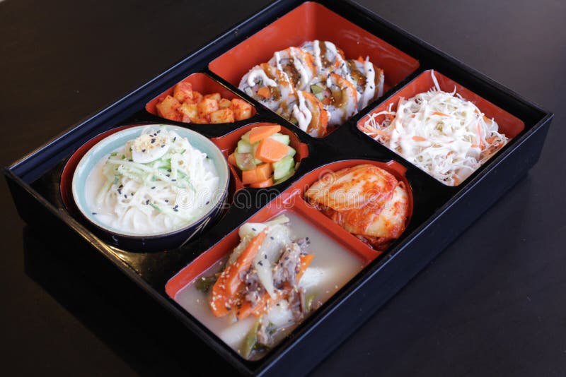 Korean food set stock image. Image of shirt, korean, dress - 61356953