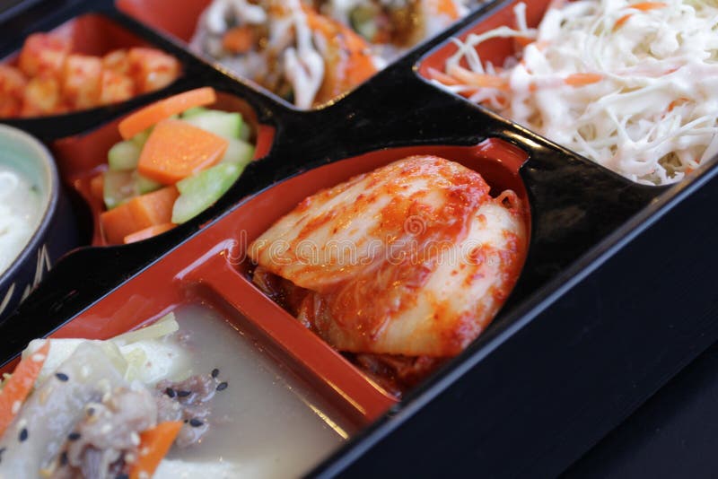 Korean food set stock image. Image of warm, white, close - 61357955