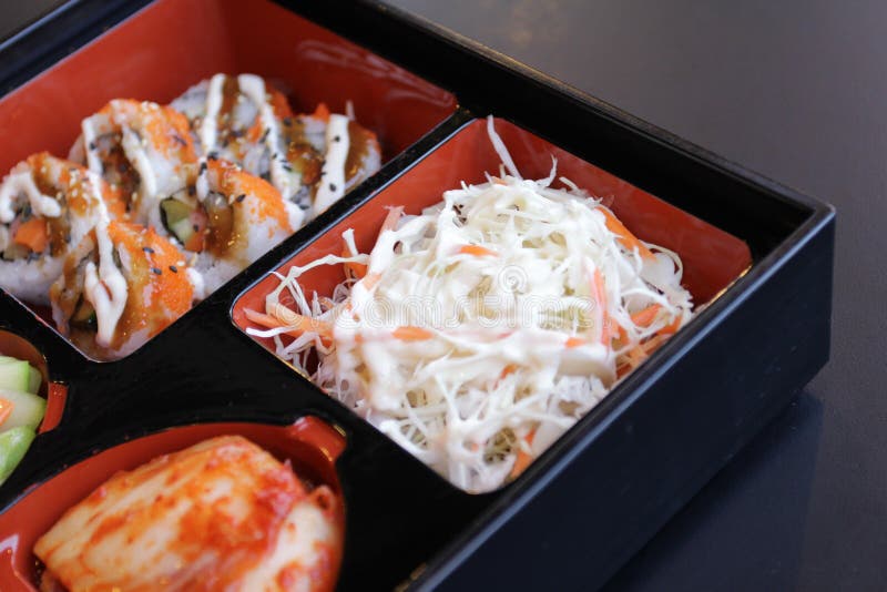 Korean food set stock image. Image of kimchi, ostrich - 61358435