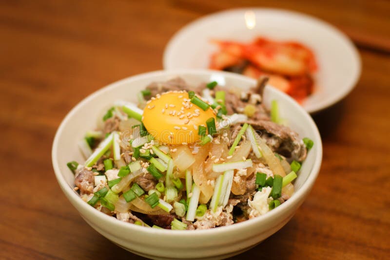 Korean fried rice stock image. Image of food, dish, orient - 167519823