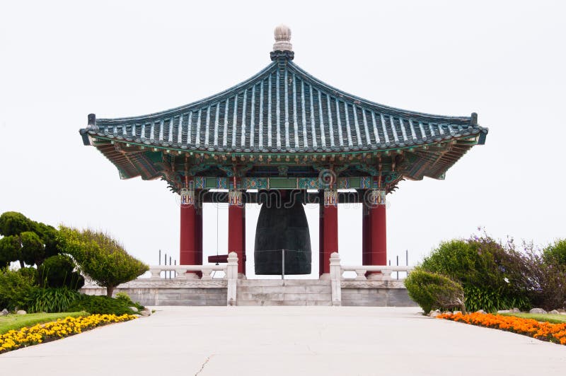 Korean Friendship Bell stock image. Image of mission - 26983847