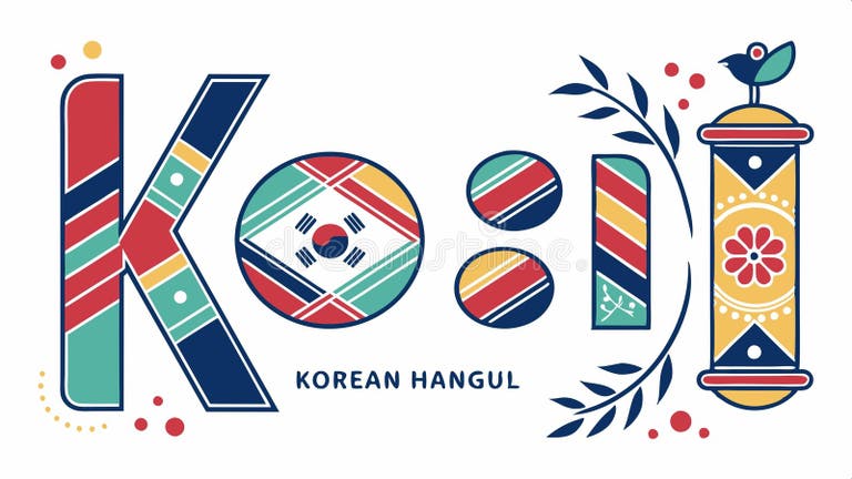 Korean Hangul Alphabet Design, Cultural Script and Language ...