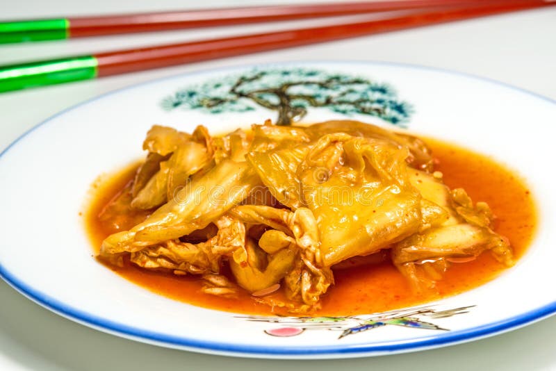 Korean Kimchi stock image. Image of starter, plate, pickled - 46464913