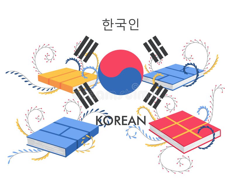 Korean Language. People Learning New Language. Distance Education ...