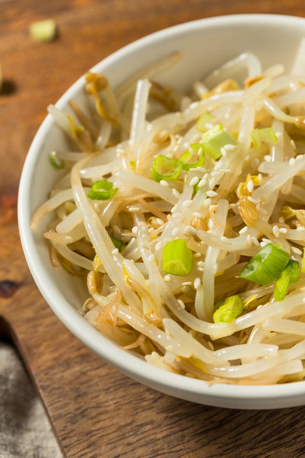 Korean Mung Bean Sukjunamul Muchim Stock Photo - Image of korean ...