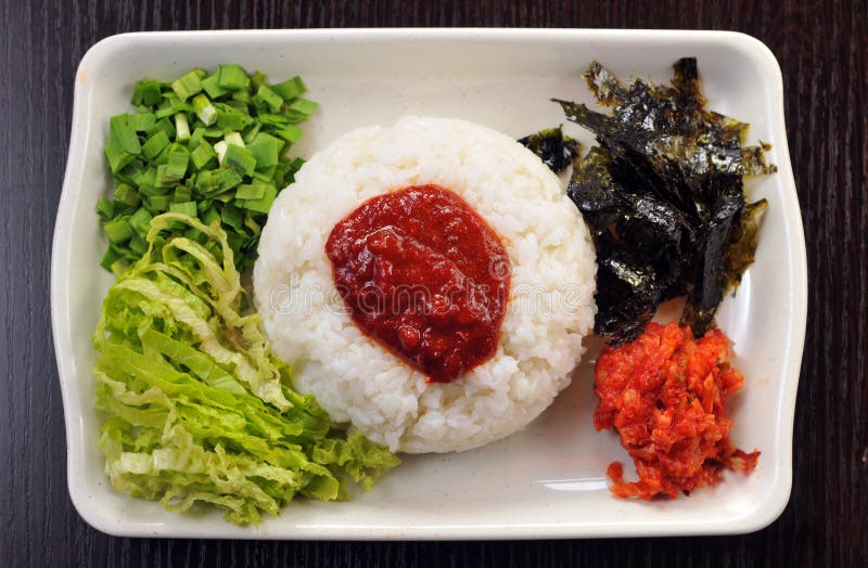 Korean rice stock image. Image of donburi, bibimbap, breakfast - 29635961
