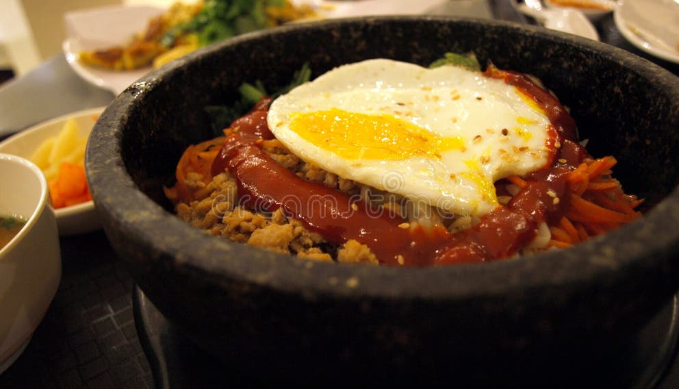 Korean Rice - Bibim Bap stock image. Image of bowl, mixed - 6830679